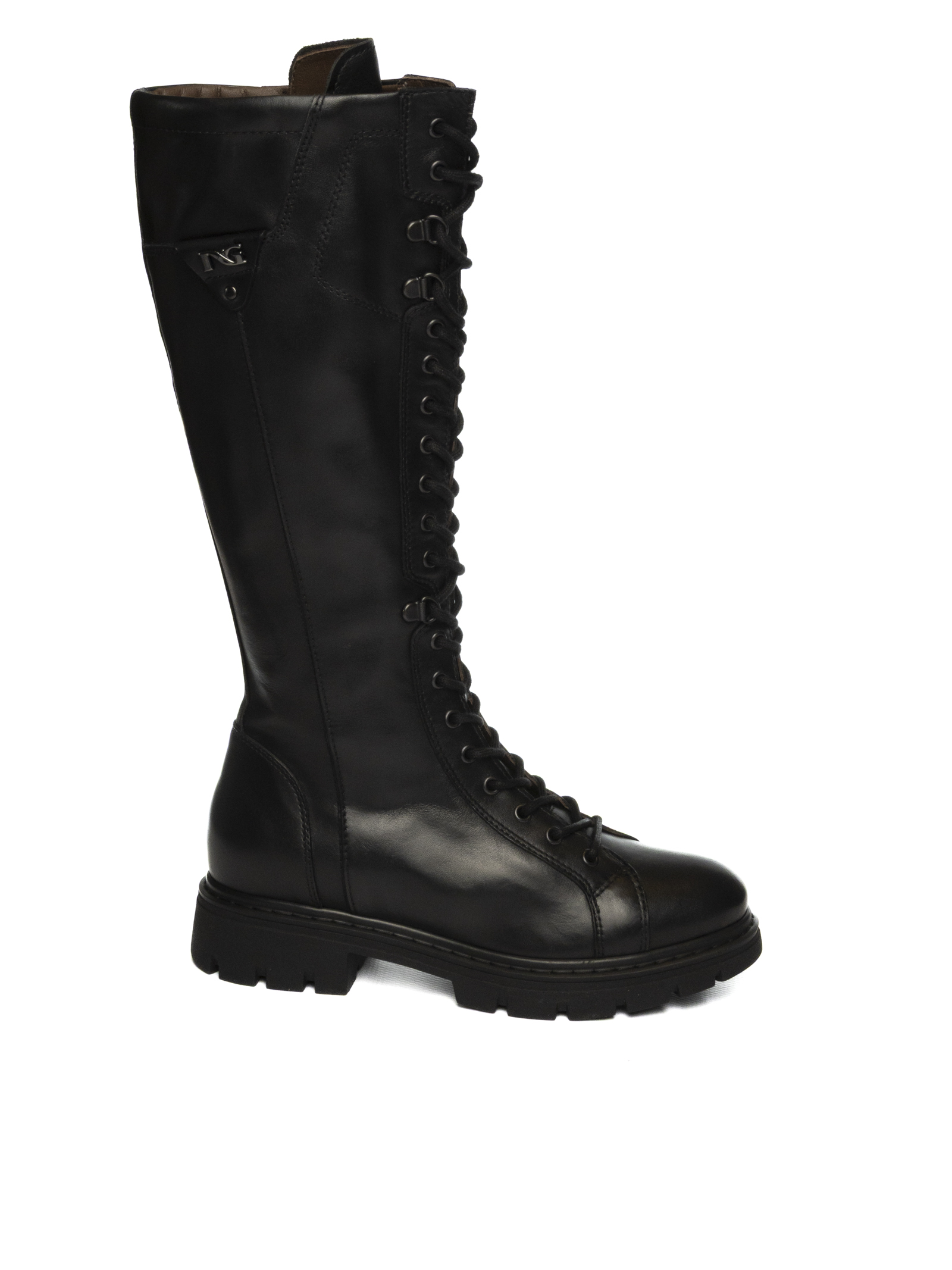 Stivale anfibio pelle nero - NERO GIARDINI - Pk by Paskal